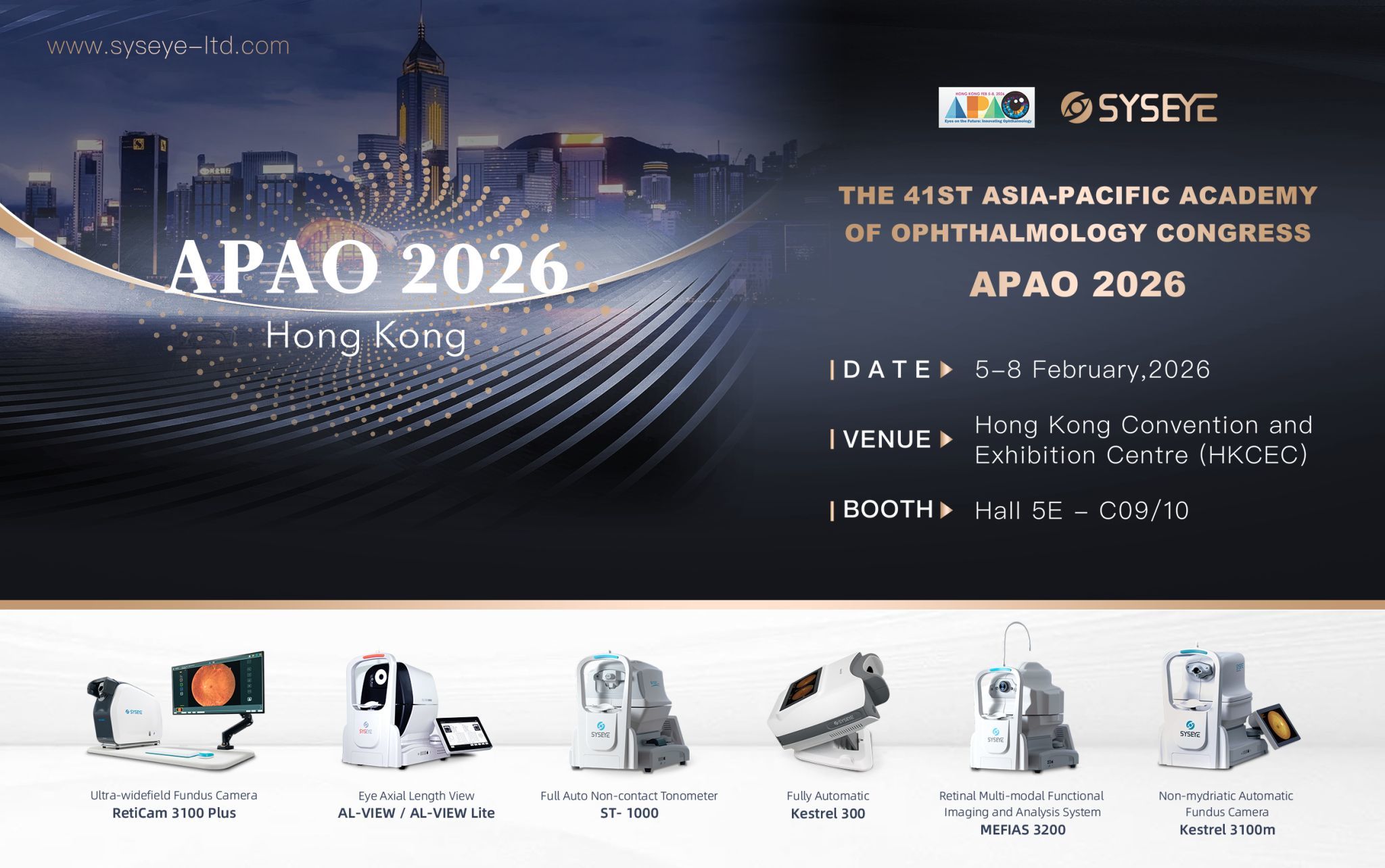 Meet SYSEYE at APAO 2026: Discover the Future of Eye Exams