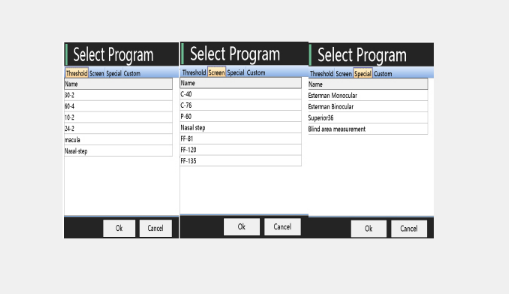 Peripheral Vision Perimetry Test Machine Yellow 315 Asb Comprehensive ...