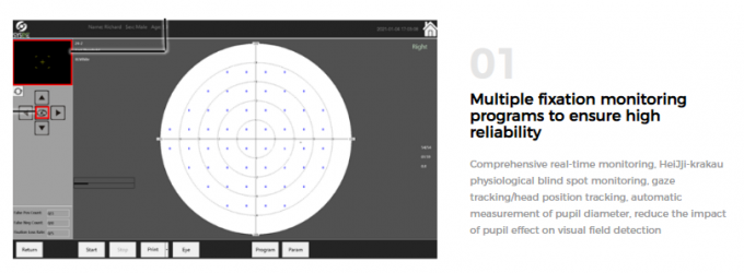 Visual Field Test Automated Perimetry Machine 31.5 Asb Ophthalmic ...