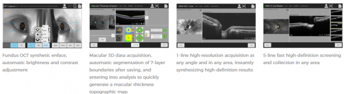 Non Contact SD OCT Machine Optical Coherence Tomography High Resolution