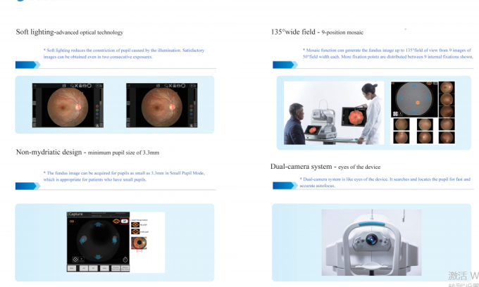Anterior Photography Automated Fundus Camera /Red-Free/FFA//DICOM/AI System
