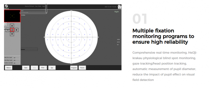 Automatic Computer Perimeter Ophthalmology Automated Perimetry Machine ...